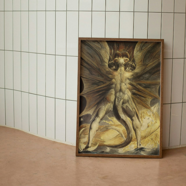 The Yellow Alien Oil Painting Poster Digital Download | Prin | Inspire ...