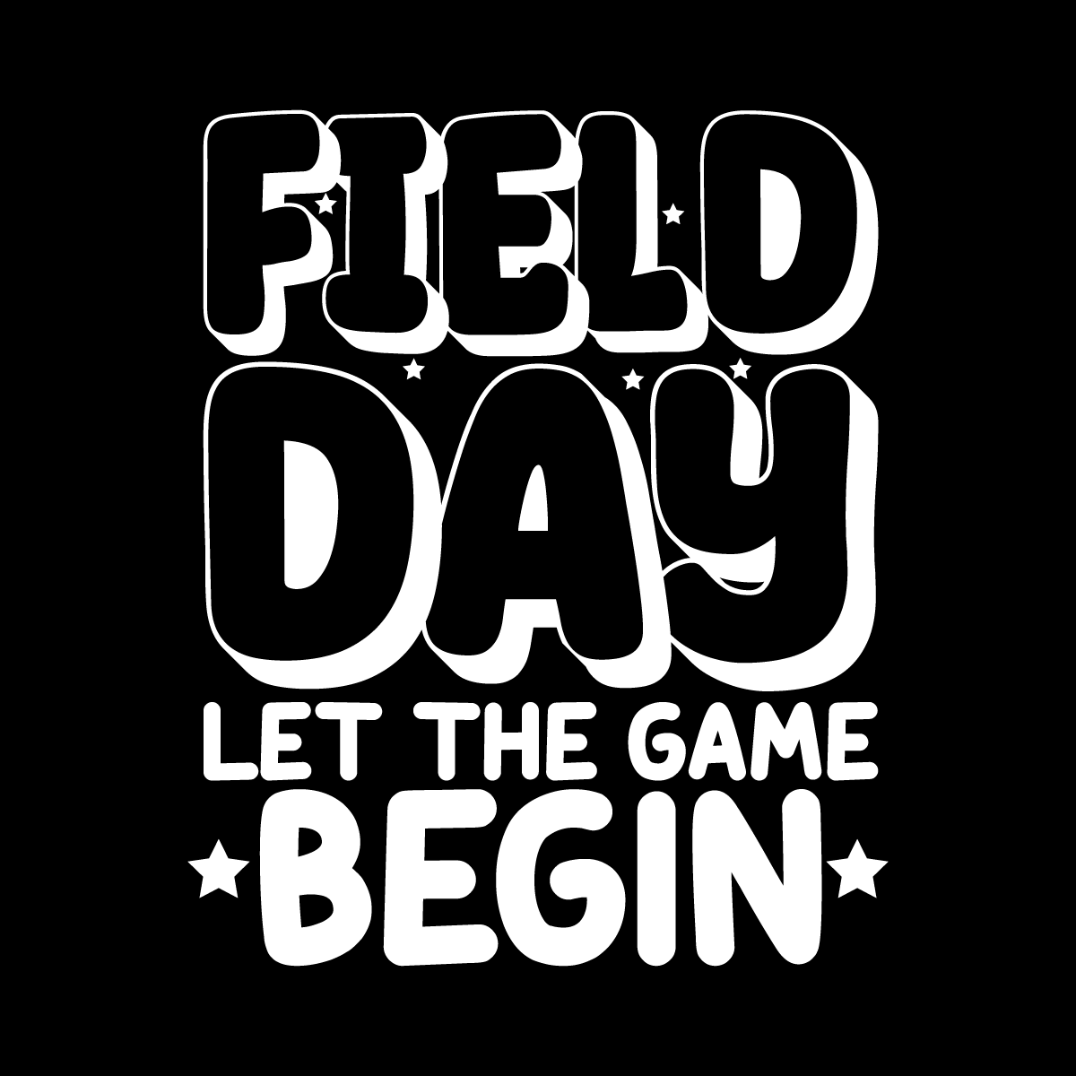 Retro Field Day Let The Game Begin SVG Digital Download File - Inspire ...
