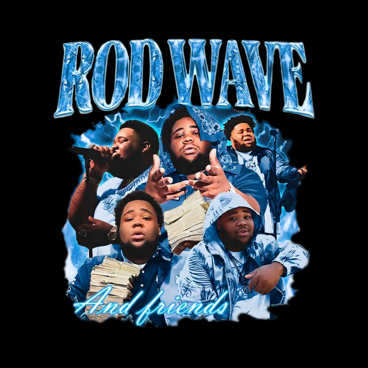 Rapper Rod Wave And Friends PNG | Inspire Uplift