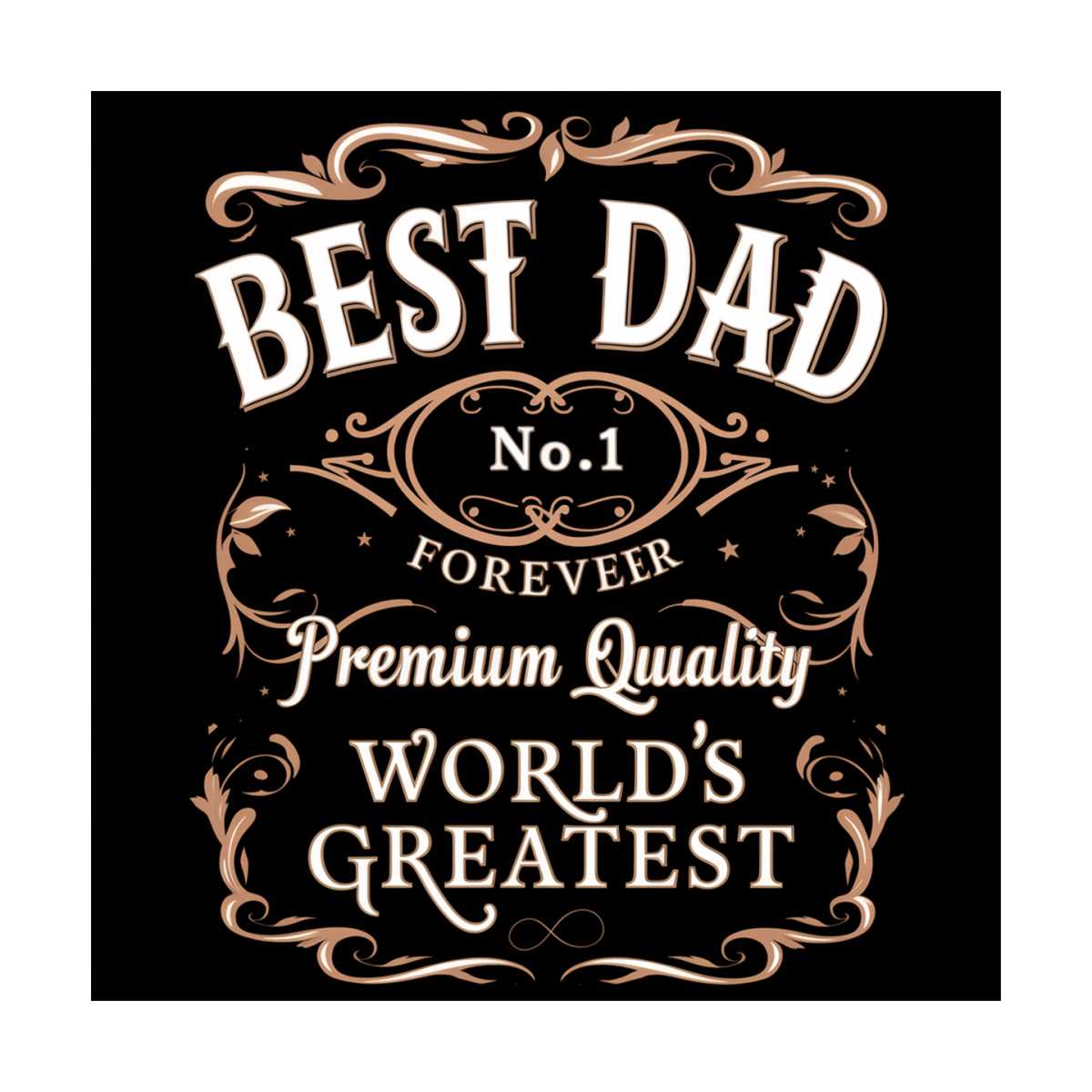Fathers Day Best Dad Forever Svg Digital Download | Inspire Uplift
