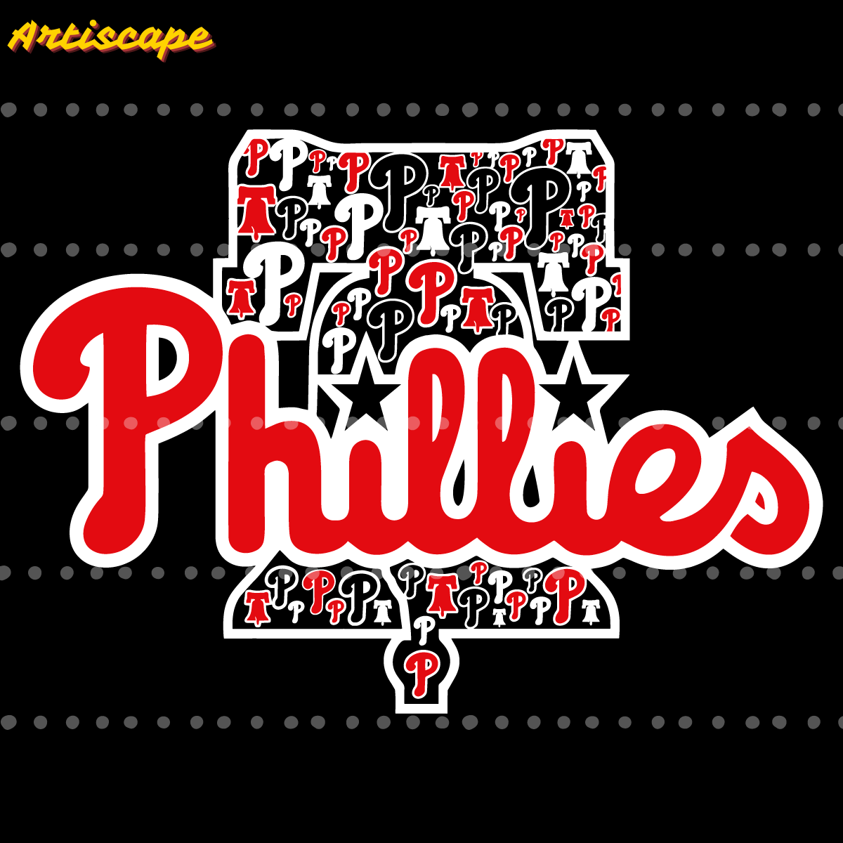 Phillies Vintage Svg Cricut Digital Download | Inspire Uplift