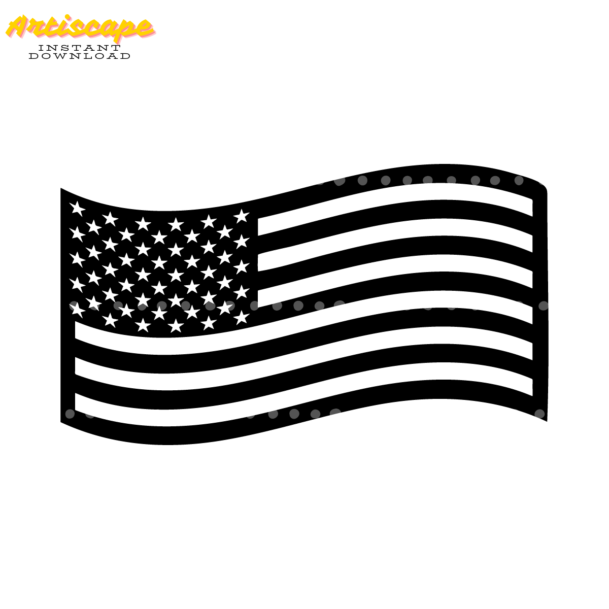 American Flag SVG Digital Download Files | Inspire Uplift