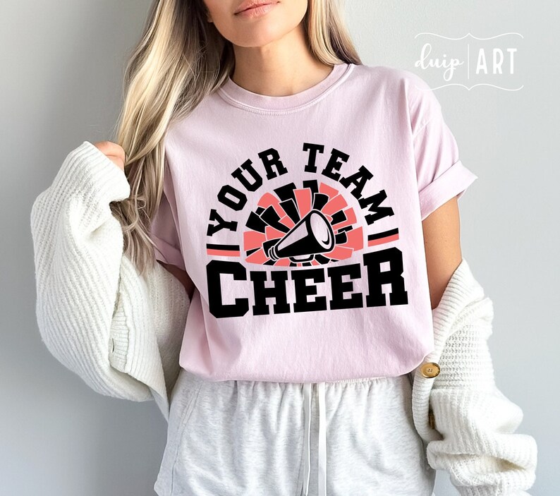 Cheer Svg Png, Cheerleading Svg, Cheer Team Template, Cheerl | Inspire ...