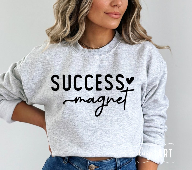 Success Magnet SVG PNG, Success svg, Motivational svg, Posit | Inspire ...