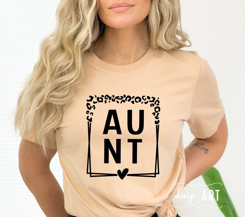 Aunt SVG PNG, Leopard Aunt svg, Auntie svg, Leopard svg,Aunt | Inspire ...