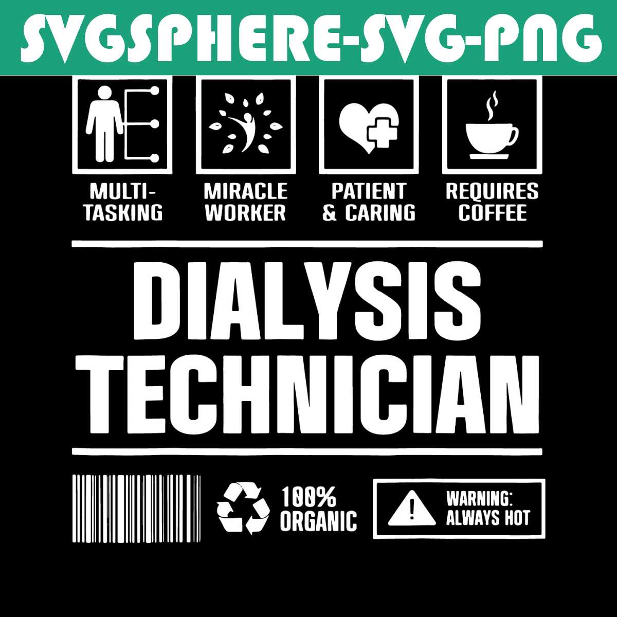 Dialysis Technician Hemodialysis Technician Week Svg, Trendi | Inspire ...