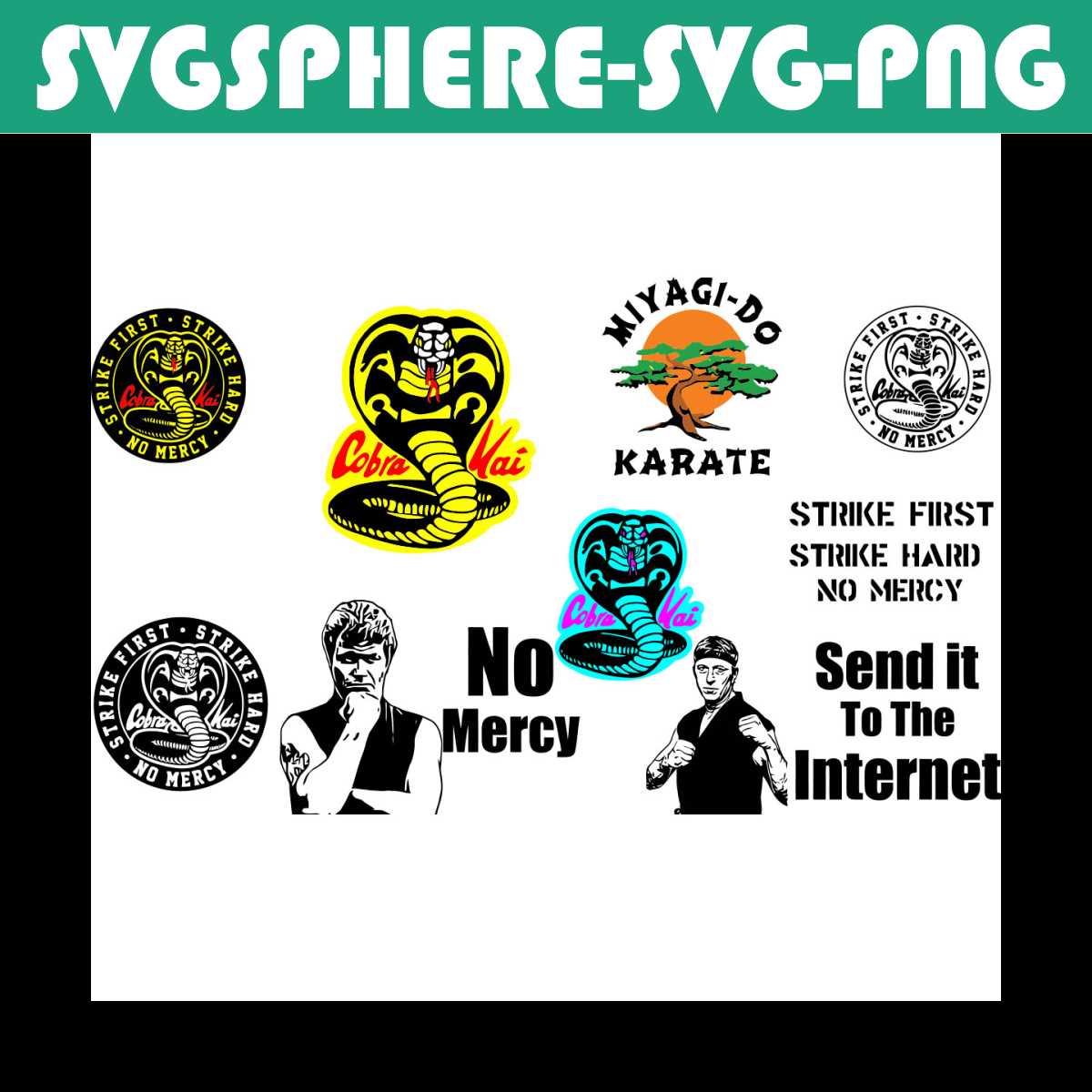Cobra Kai Logo Bundle Svg, Trending Svg, Cobra Kai Svg, Cobr | Inspire ...
