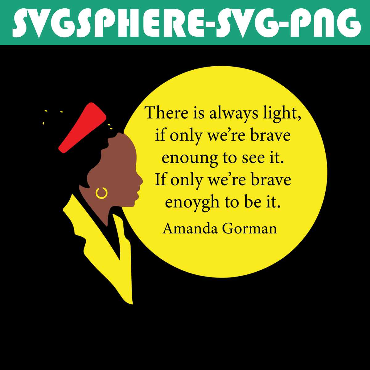 Amanda Gorman Svg | Inspire Uplift