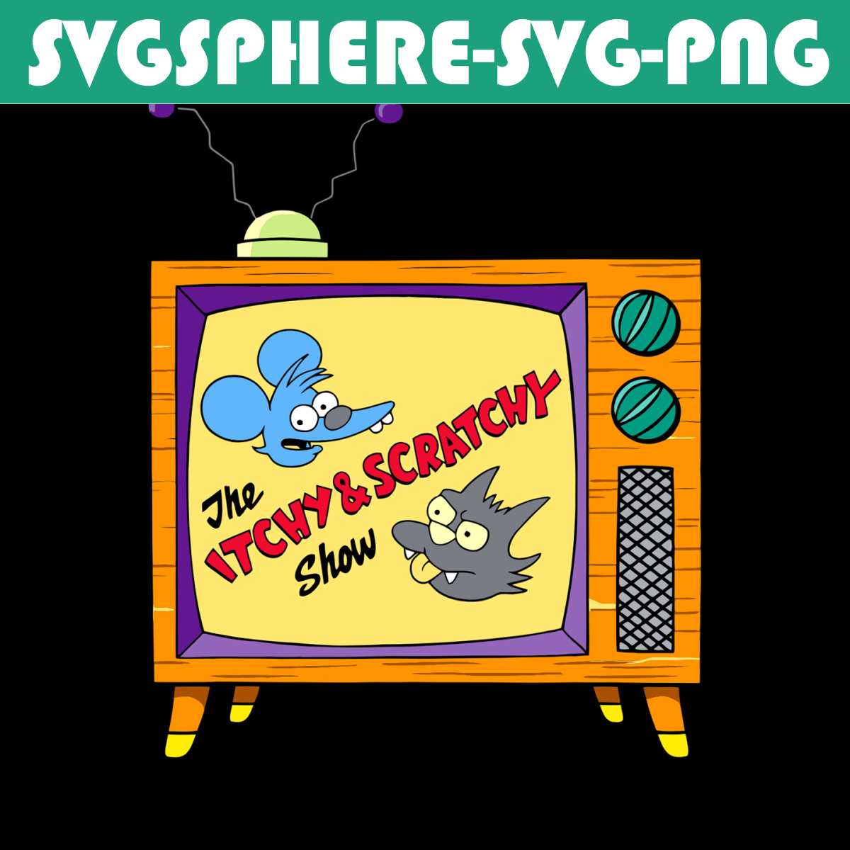 The Simpsons The Itchy And Scratchy Show Logo Svg, Trending - Inspire ...