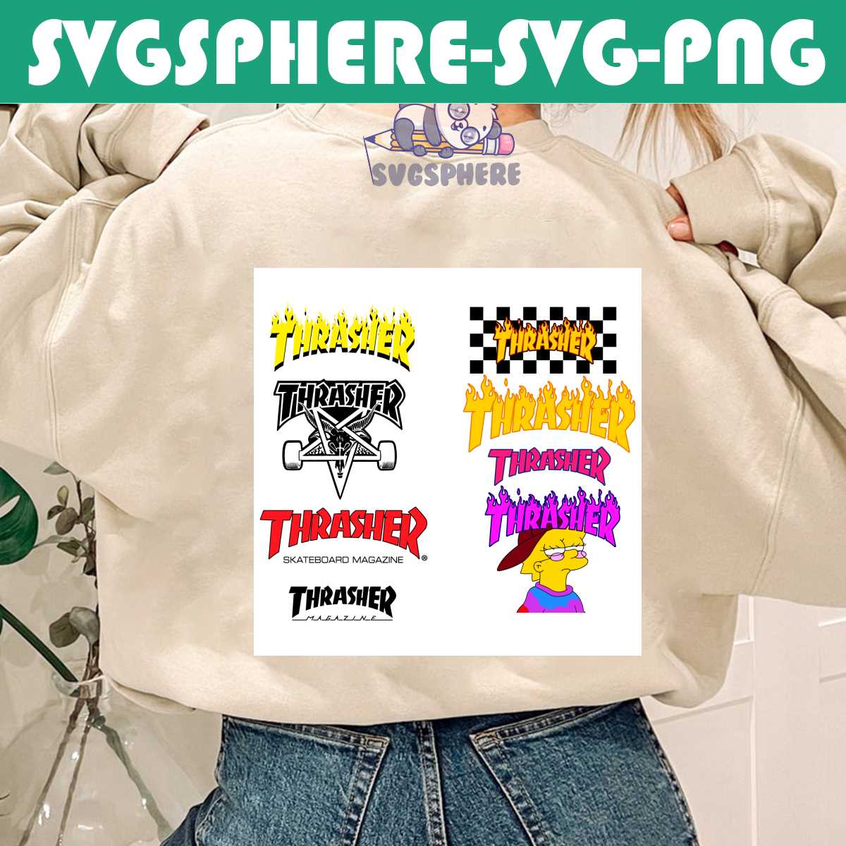 Thrasher Logo Svg | Inspire Uplift