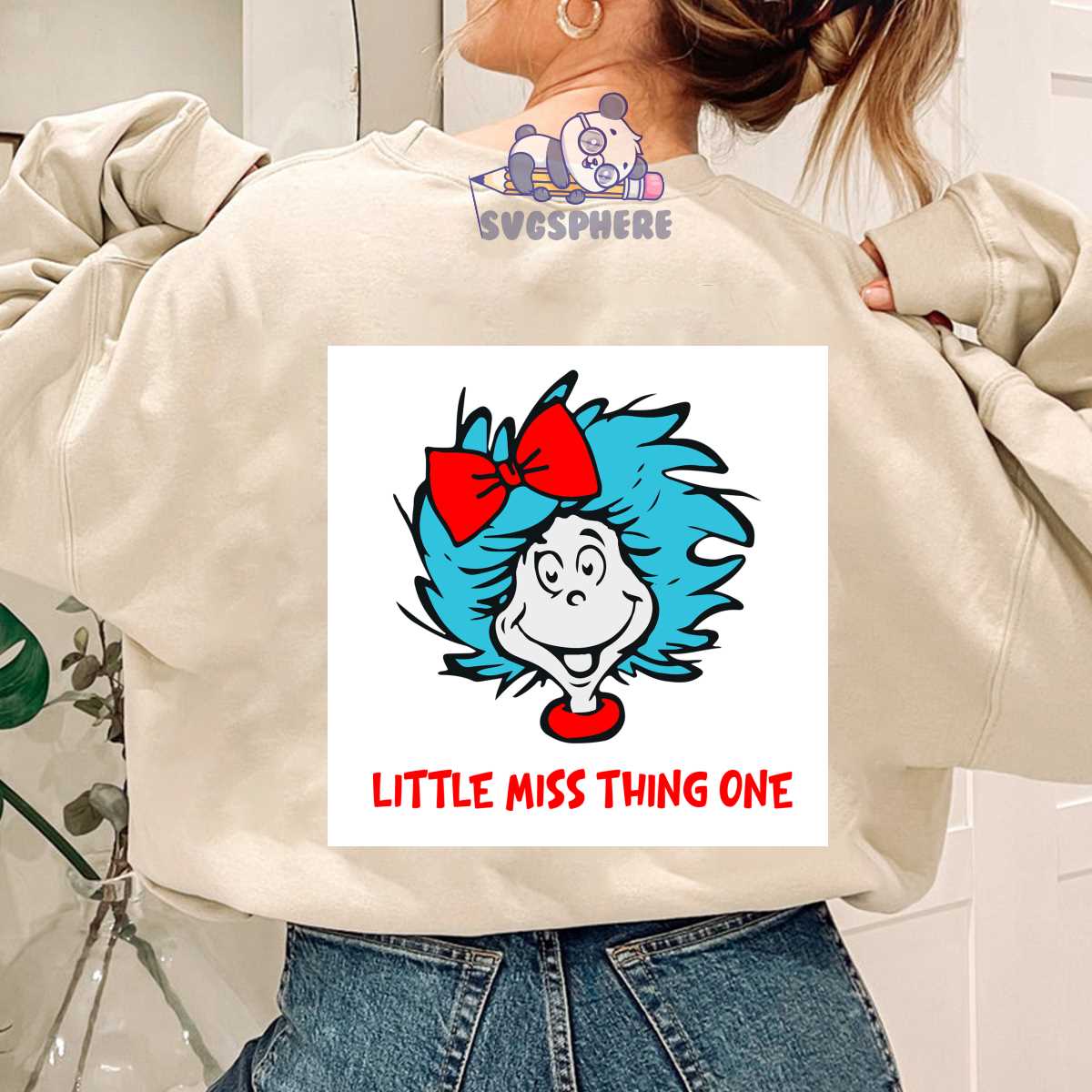 Little Miss Thing One Svg, Dr Seuss Svg, Little Miss Thing S | Inspire ...