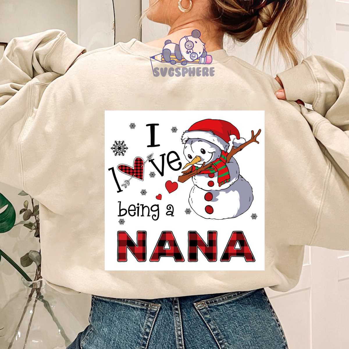 I Love Being A Nana Svg, Christmas Svg, Xmas Svg, Christmas | Inspire Uplift