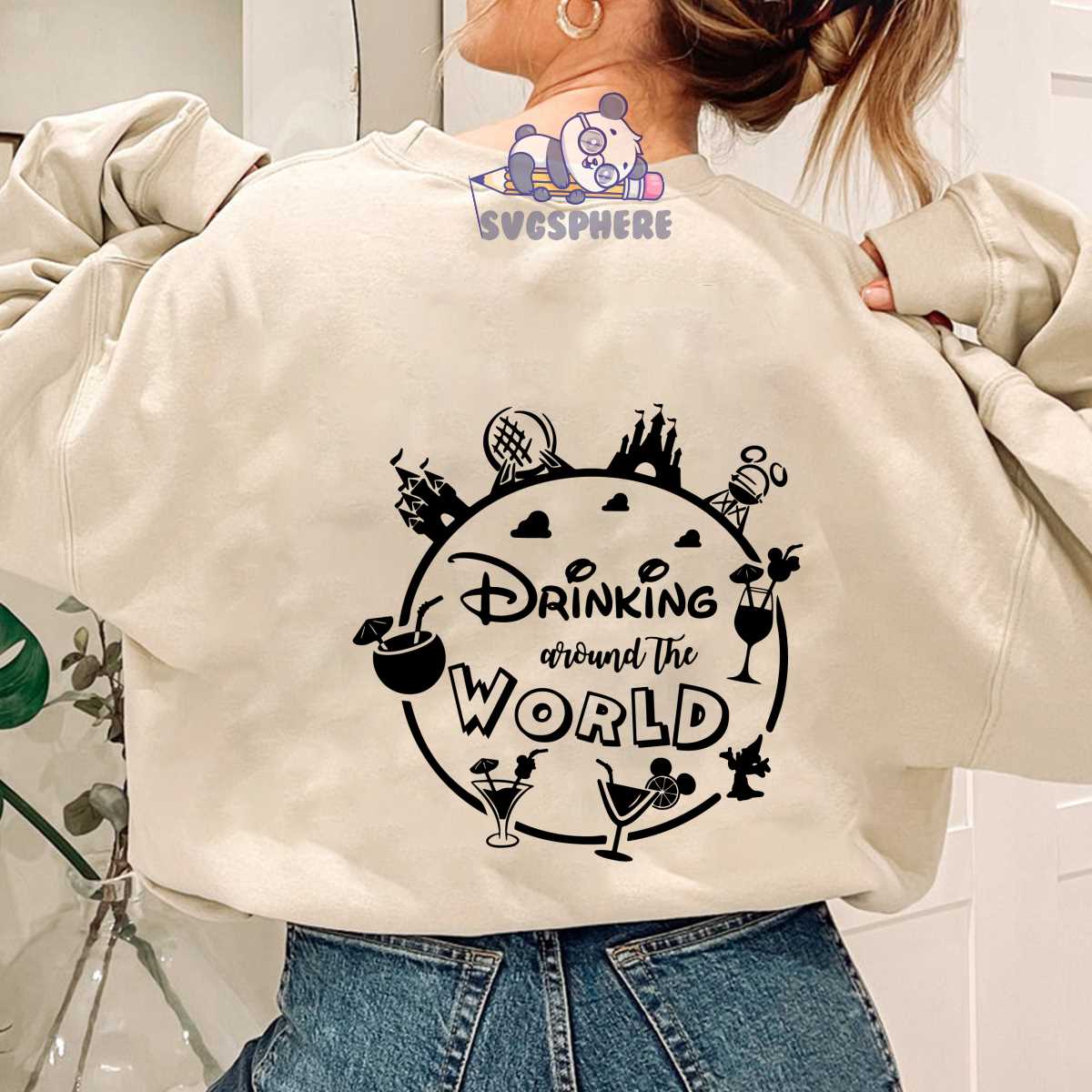 Drinking Around the World svg, Epcot beer Housewife svg, Dri | Inspire ...