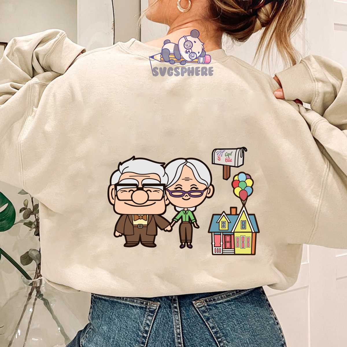 Up Svg Png Layered Carl And Ellie Svg Up Balloon Svg Up H Inspire