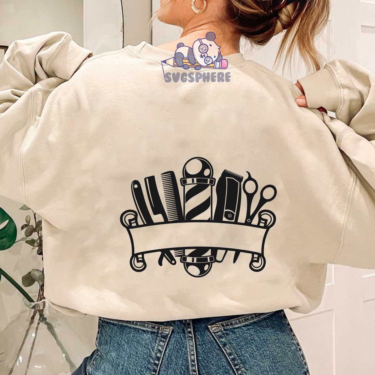 Barbershop Logo SVG, Barber Shop Svg, Barber Logo Svg, Hair | Inspire ...