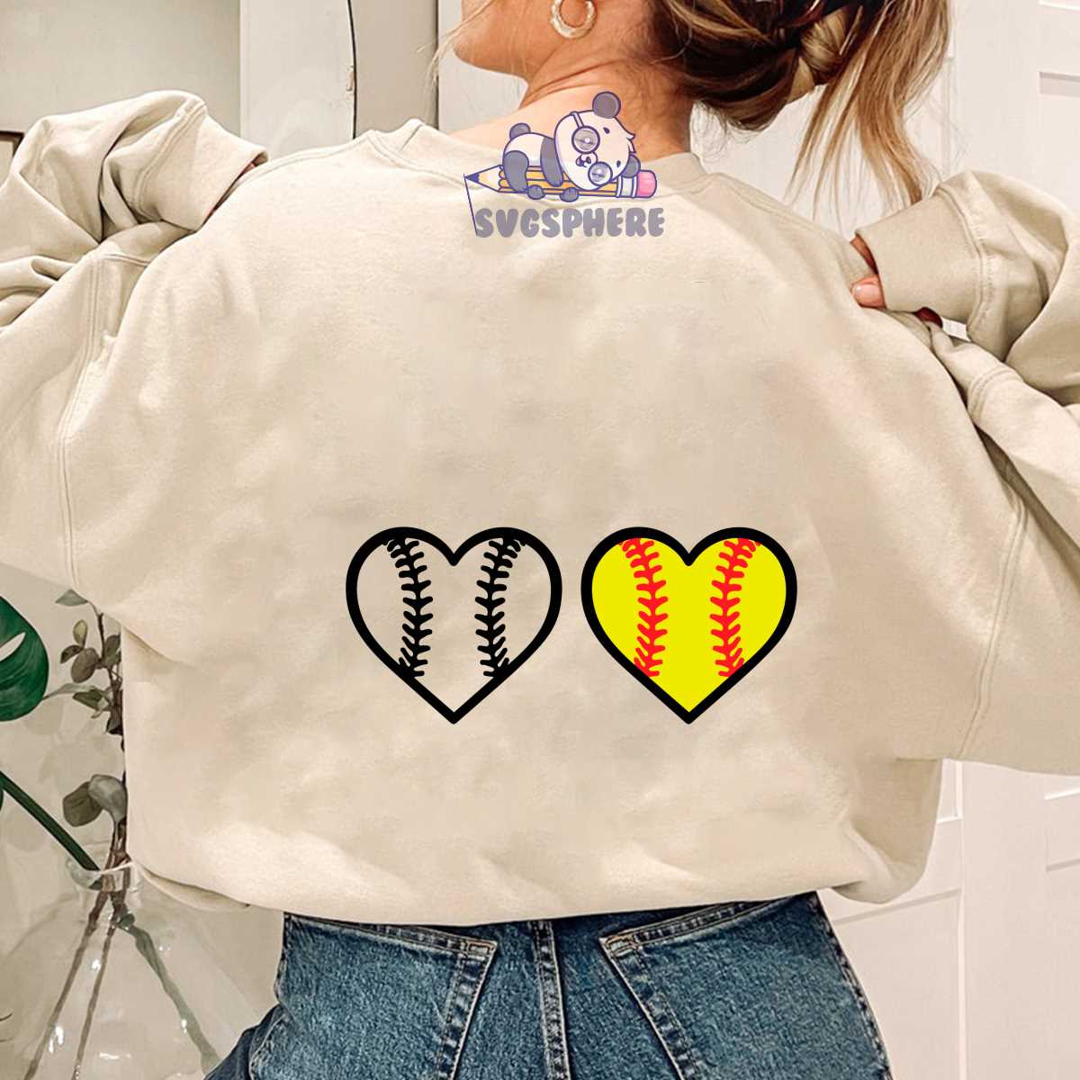 Softball Heart Svg, Softball Heart Png, Softball Svg Softbal | Inspire ...