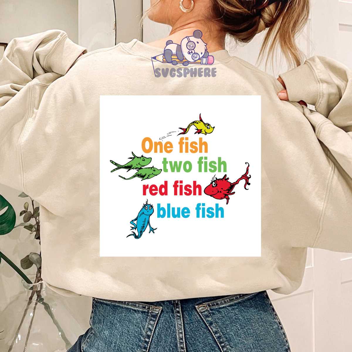 One Fish Two Fish Svg, Dr Seuss Svg, Seuss Svg, Dr Seuss Gif | Inspire ...