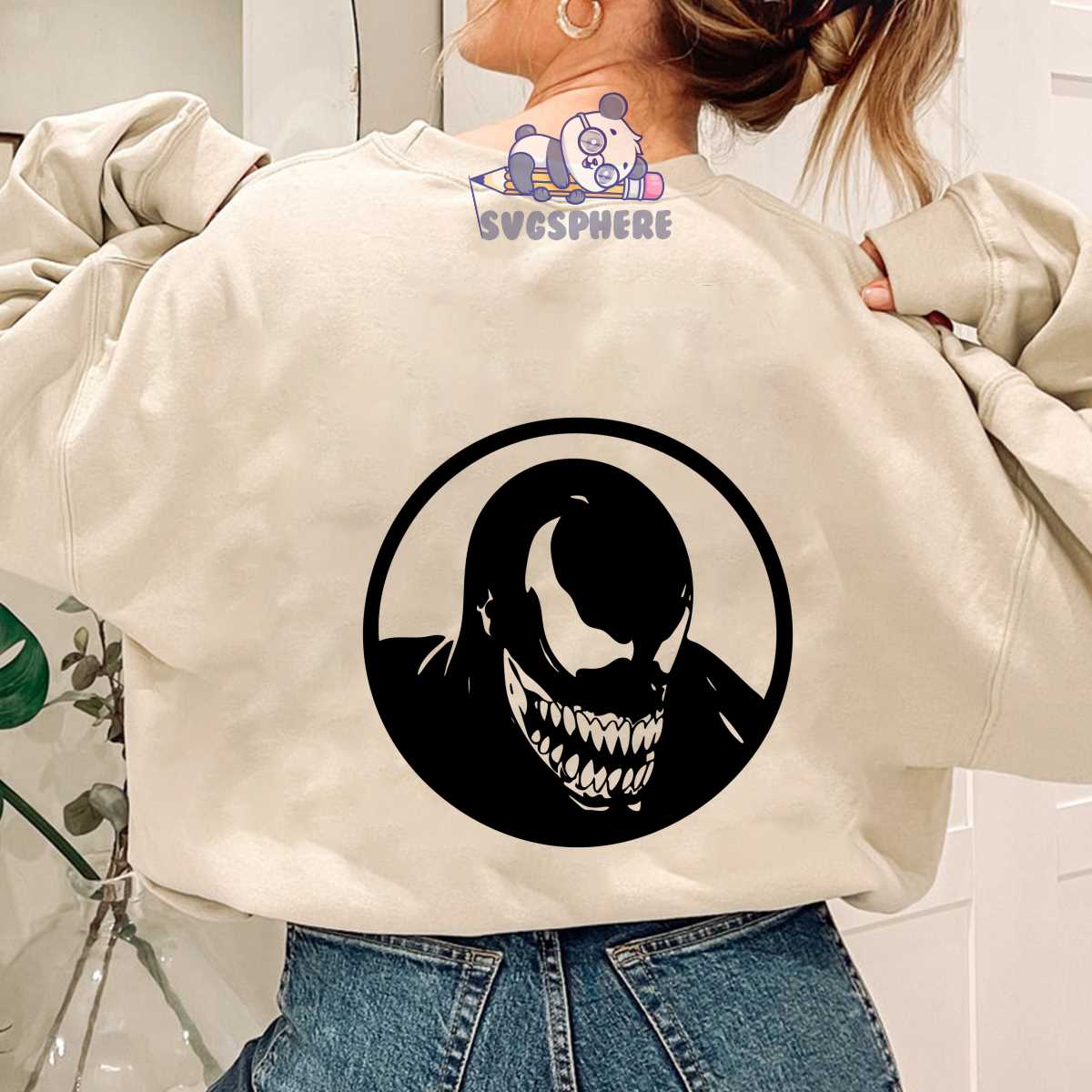 Venom Silhouette 011 Svg Dxf Eps Pdf Png, Cricut, Cutting fi | Inspire ...