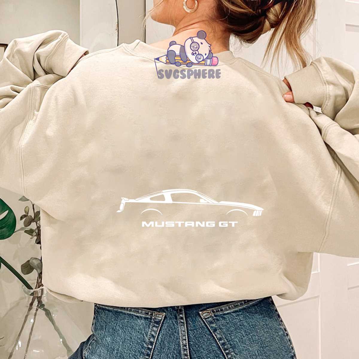 Ford Mustang GT svg svg cutting file eps dxf pdf png silhou | Inspire ...