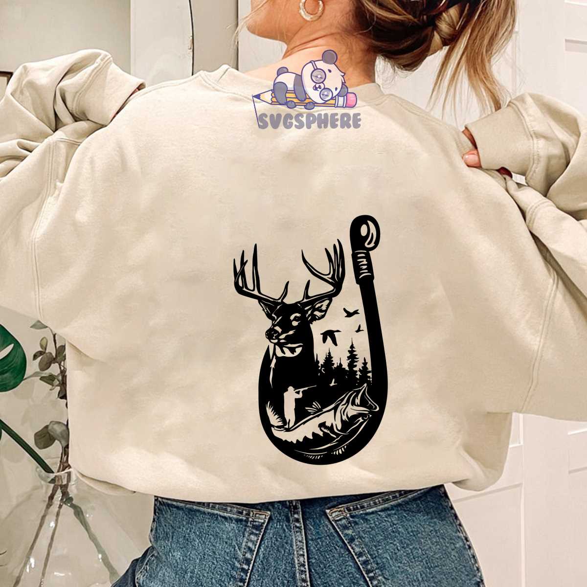 Deer Hunting Svg | Fishing Svg | Duck Scenery SVG | Bass Svg | Inspire ...