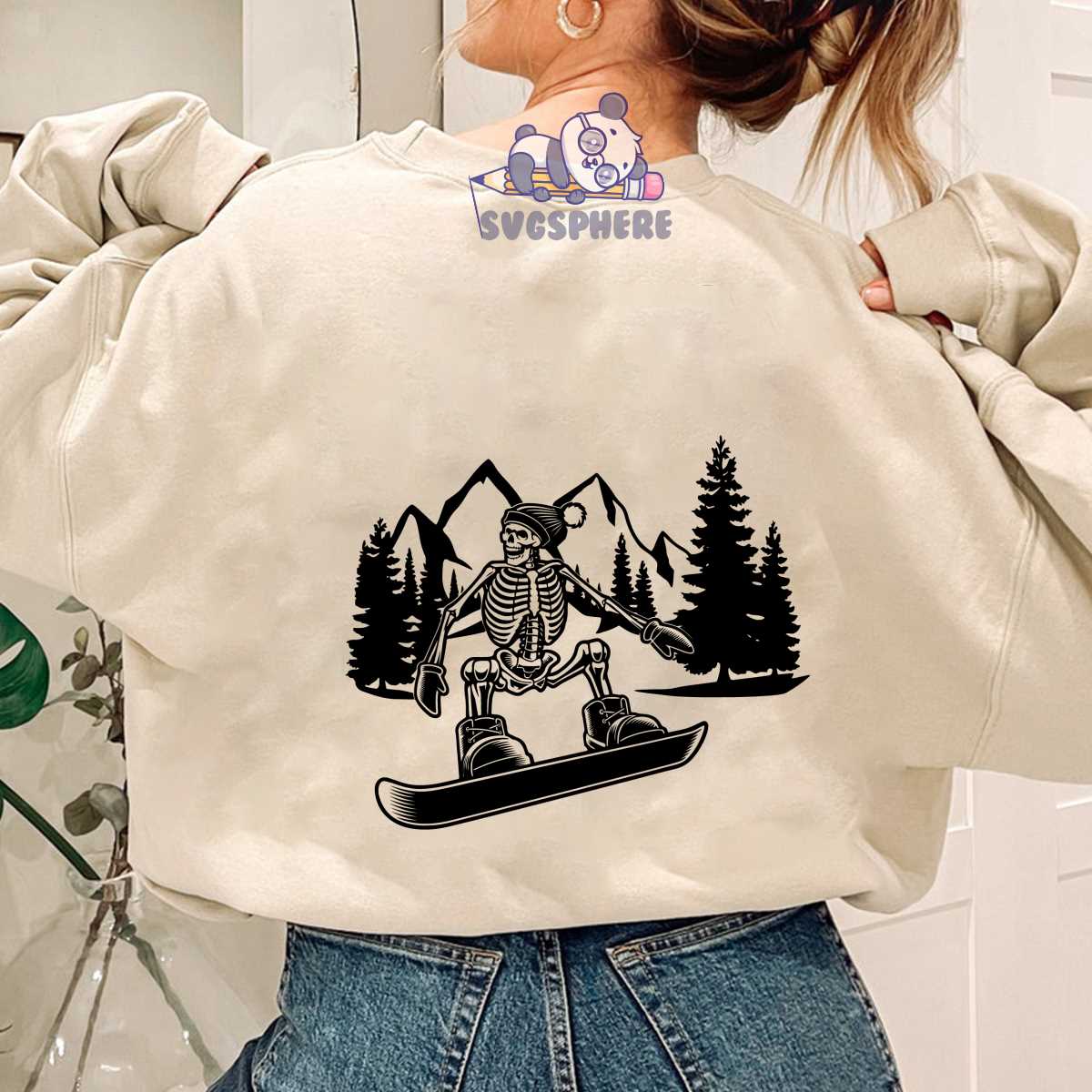 Skeleton snowboarding svg, Skeleton svg, snowboard svg, Skel | Inspire ...