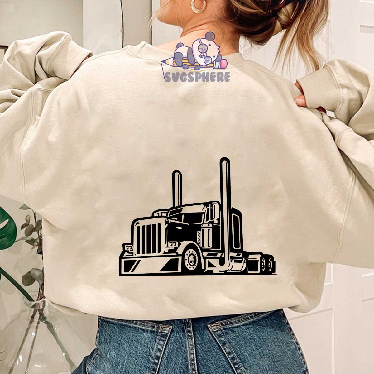 Semi truck Svg, Semi Truck Png, Truck Driver Png, Trucker Sv | Inspire ...