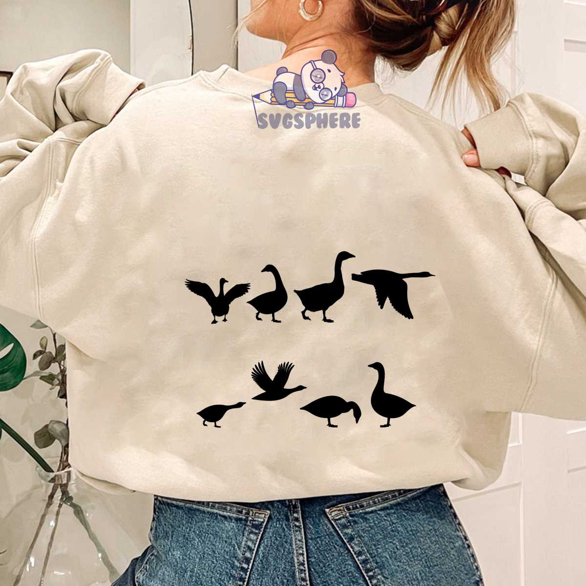 Goose Svg, Svg Files for Cricut, Goose Silhouette, Goose Cut | Inspire ...