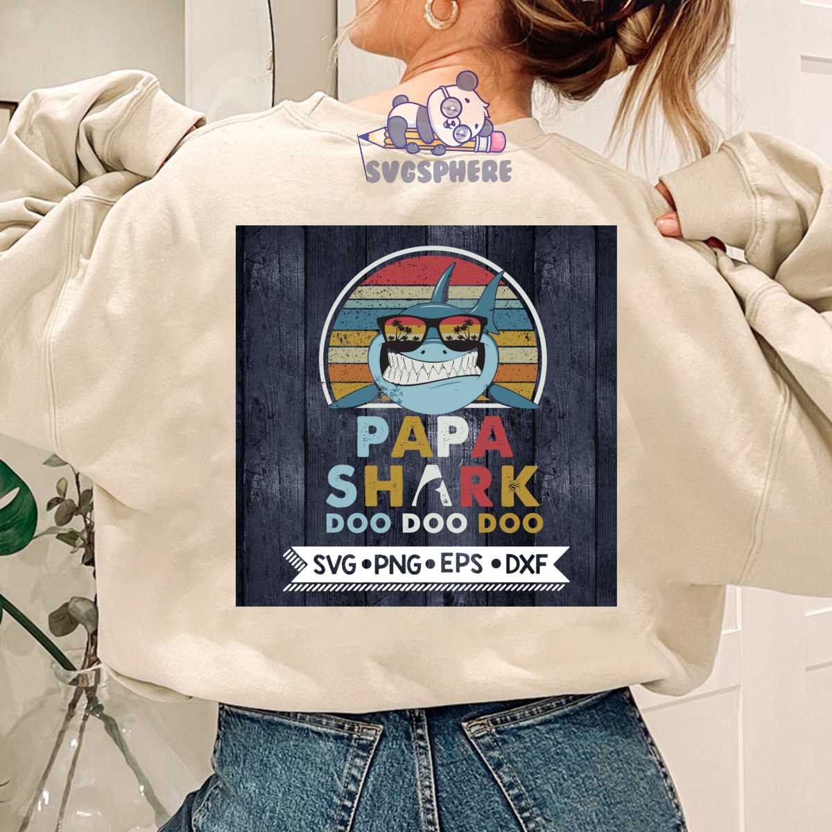 Papa shark Svg, Father day's, baby shark svg, cricut file sv | Inspire ...