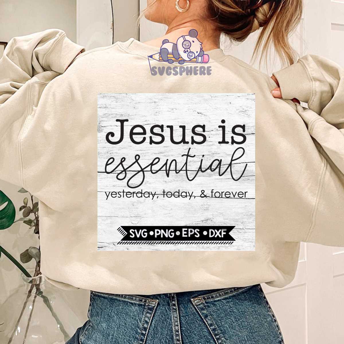 Jesus Is Essential Svg, Jesus Svg, Cricut File, Svg | Inspire Uplift