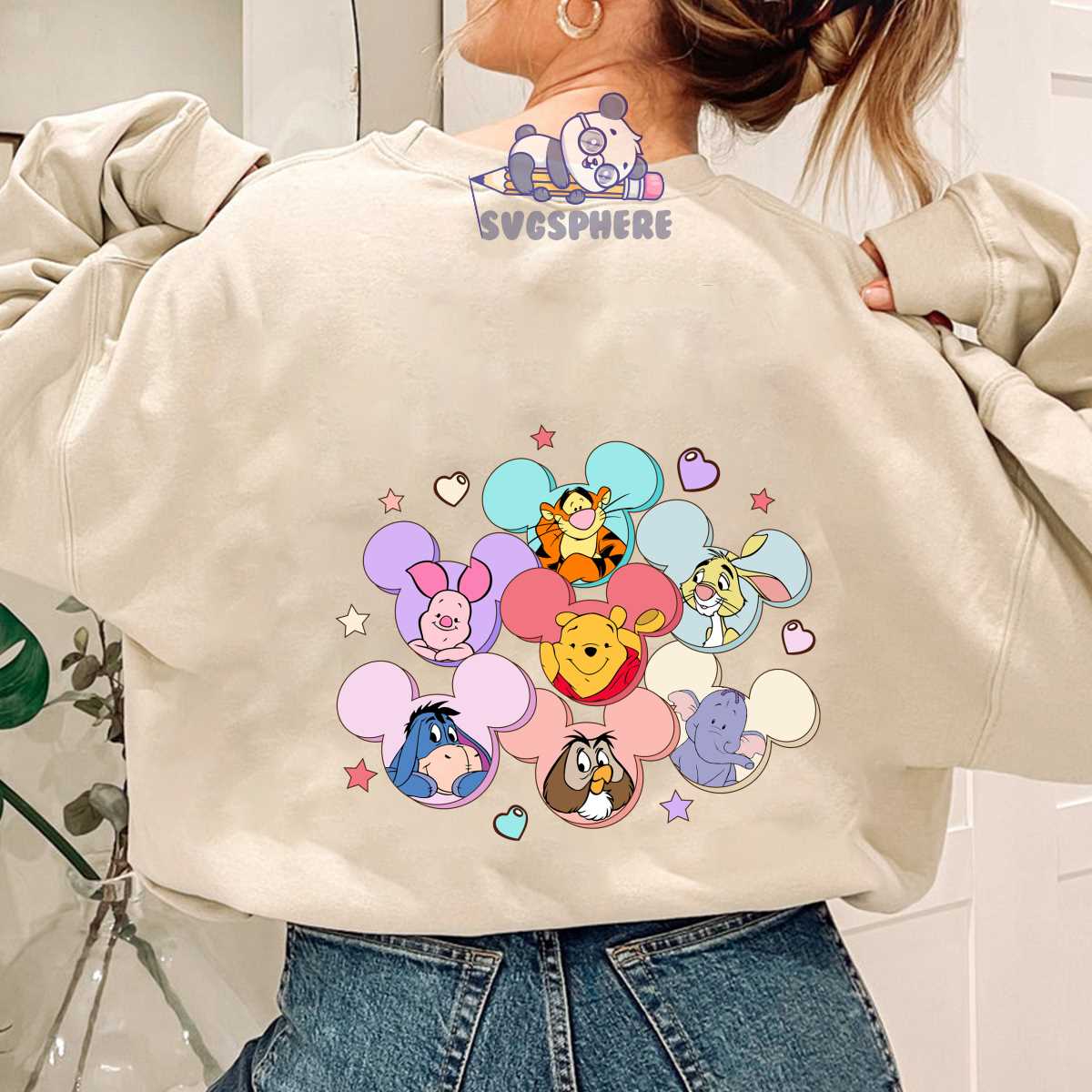 Bee Mine Winnie Pooh Bear and Friends PNG | Inspire Uplift