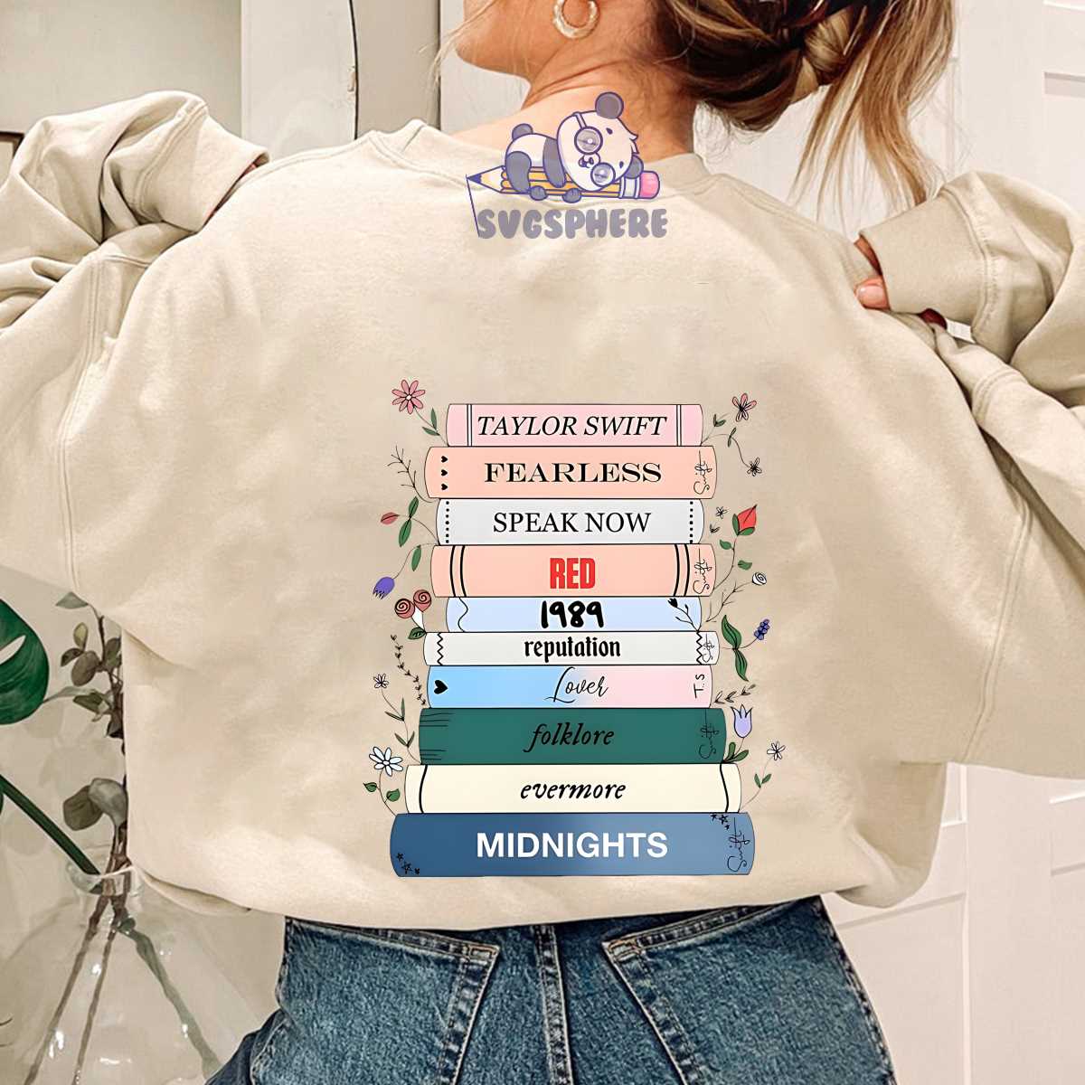 Taylor Swift Album Titles book PNG | Inspire Uplift