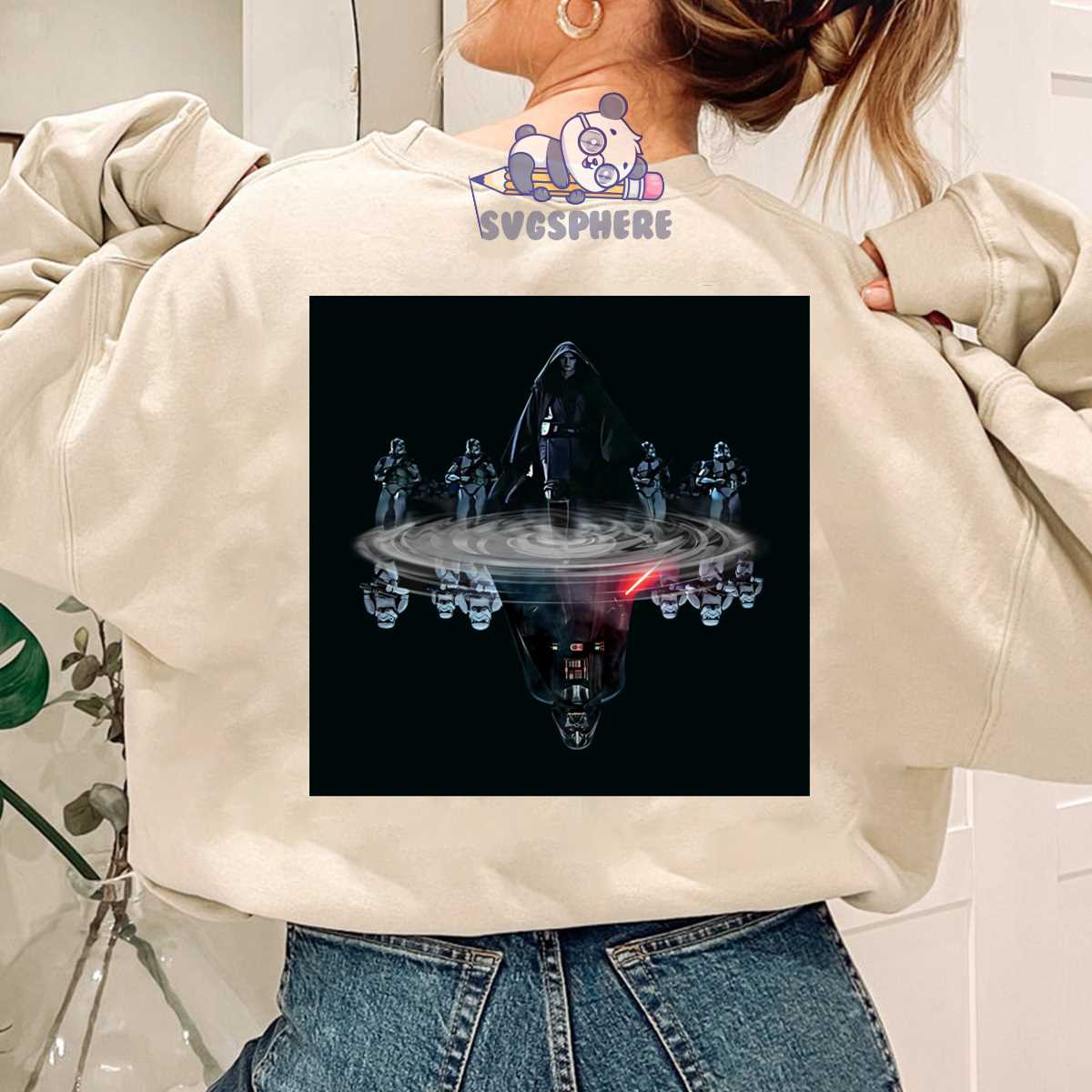 Darth Vader Anakin Skywalker Water Reflection Star Wars SVG | Inspire ...