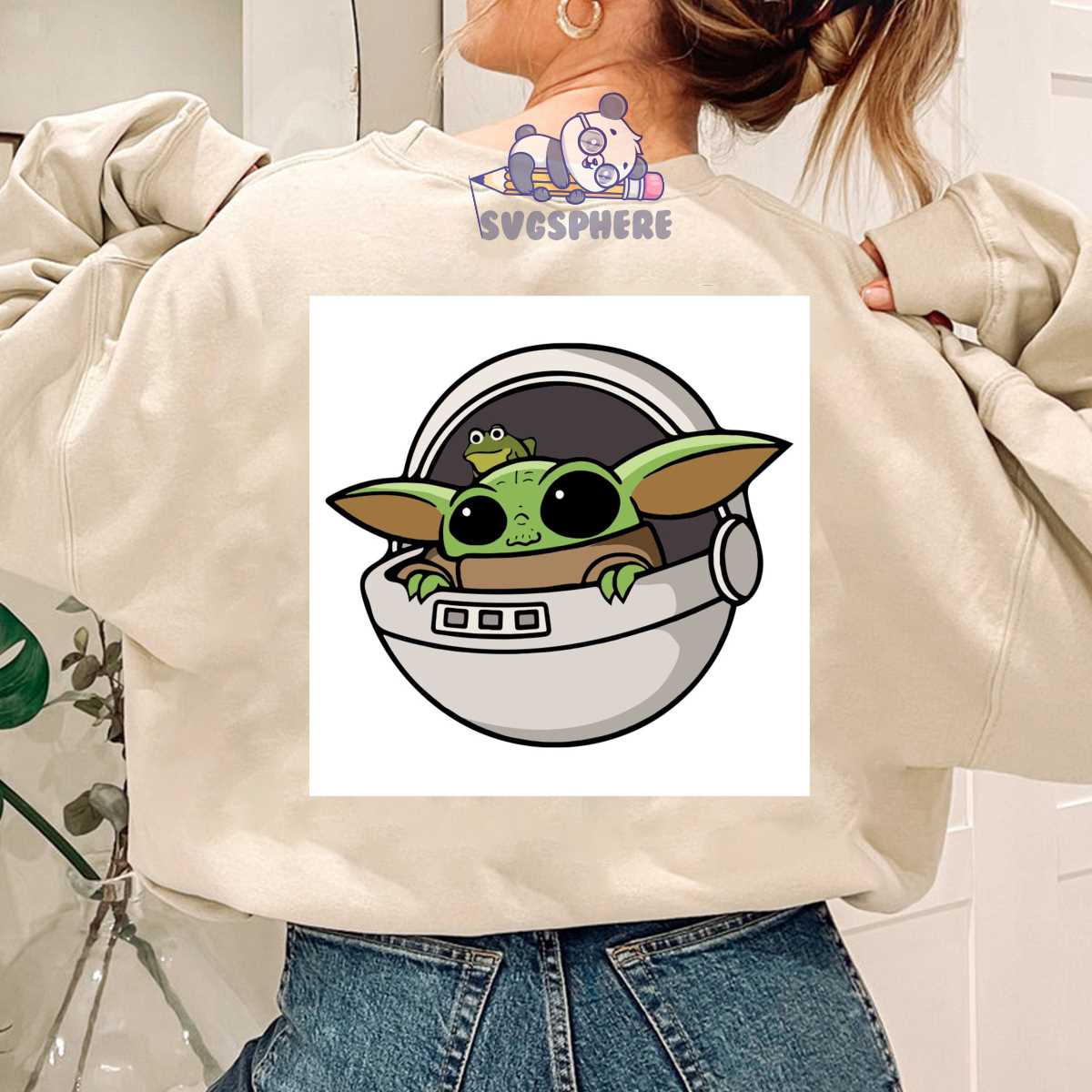 Baby yoda SVG Files For Silhouette, Files For Cricut, SVG, D | Inspire ...