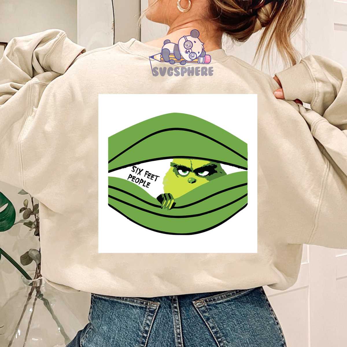 Stay 6 feet back people, Mask design, The Grinch Png svg | Inspire Uplift