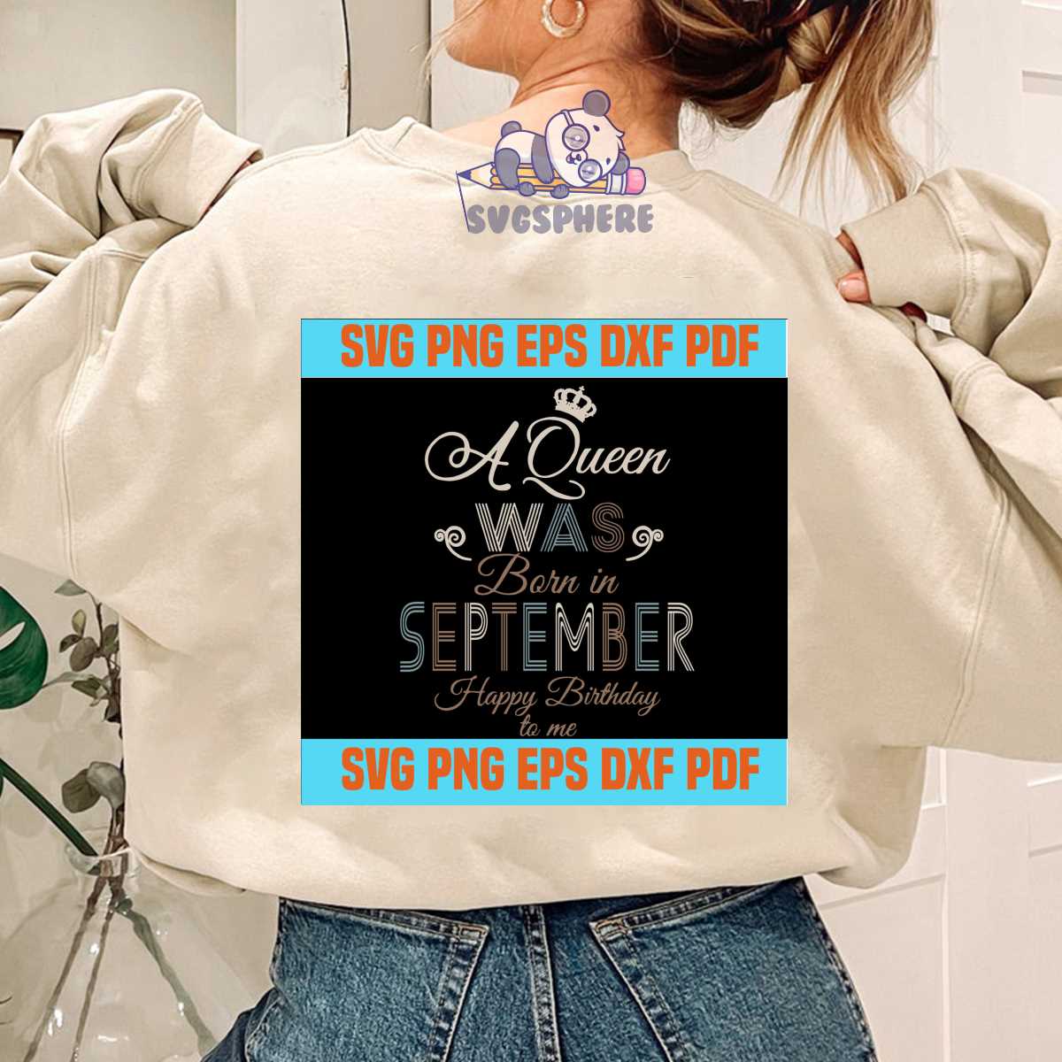 A queen was born in september svg,birthday svg,queen svg,que | Inspire ...
