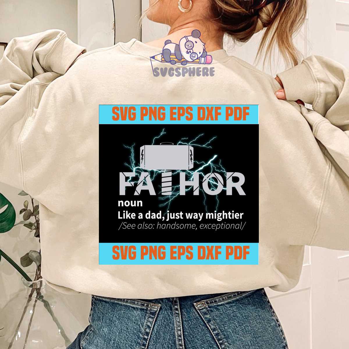 Fathor Like A Dad Svg,Mightier Svg,Happy Father's Day,Father | Inspire ...