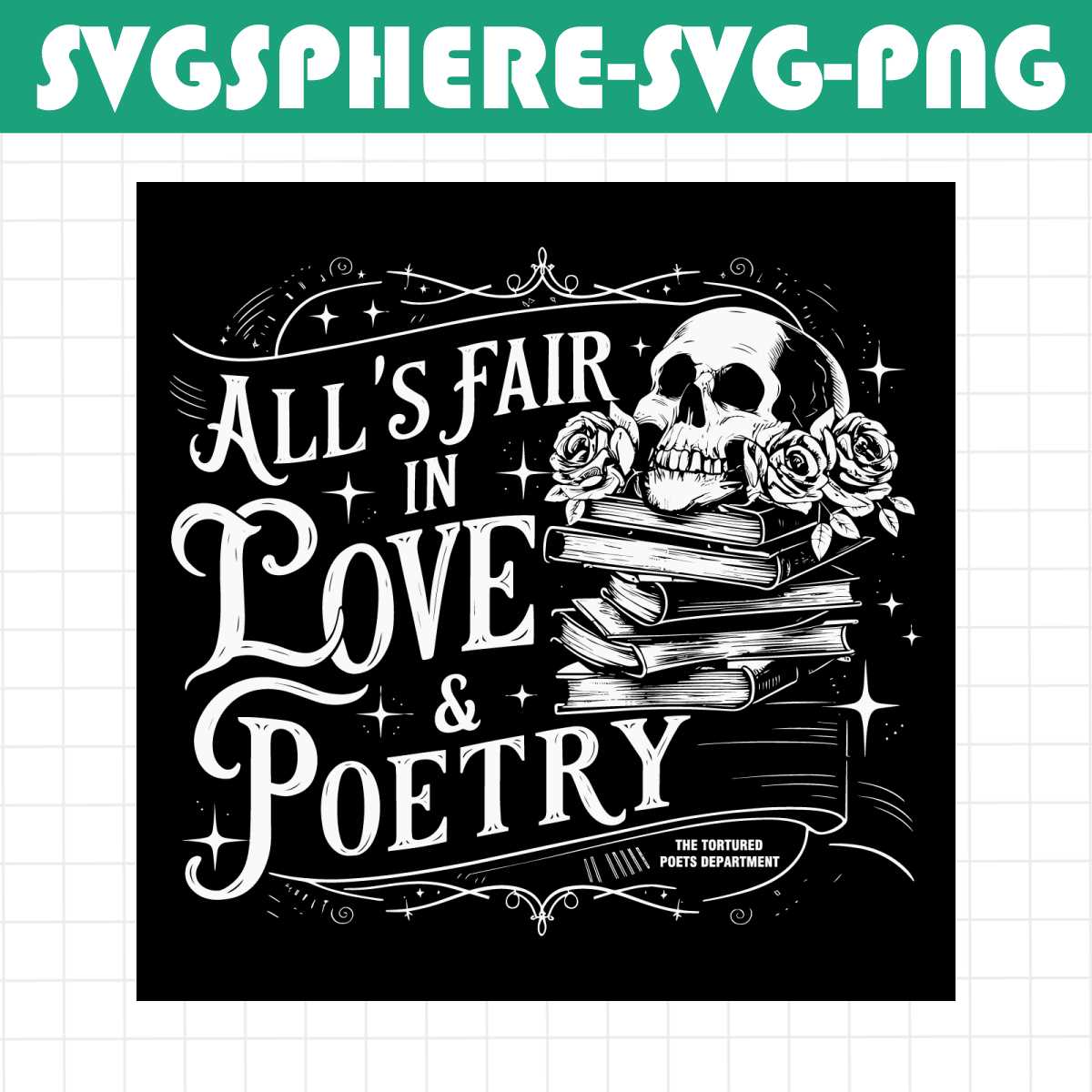 Alls Fair In Love And Poetry TTPD Album SVG | Inspire Uplift