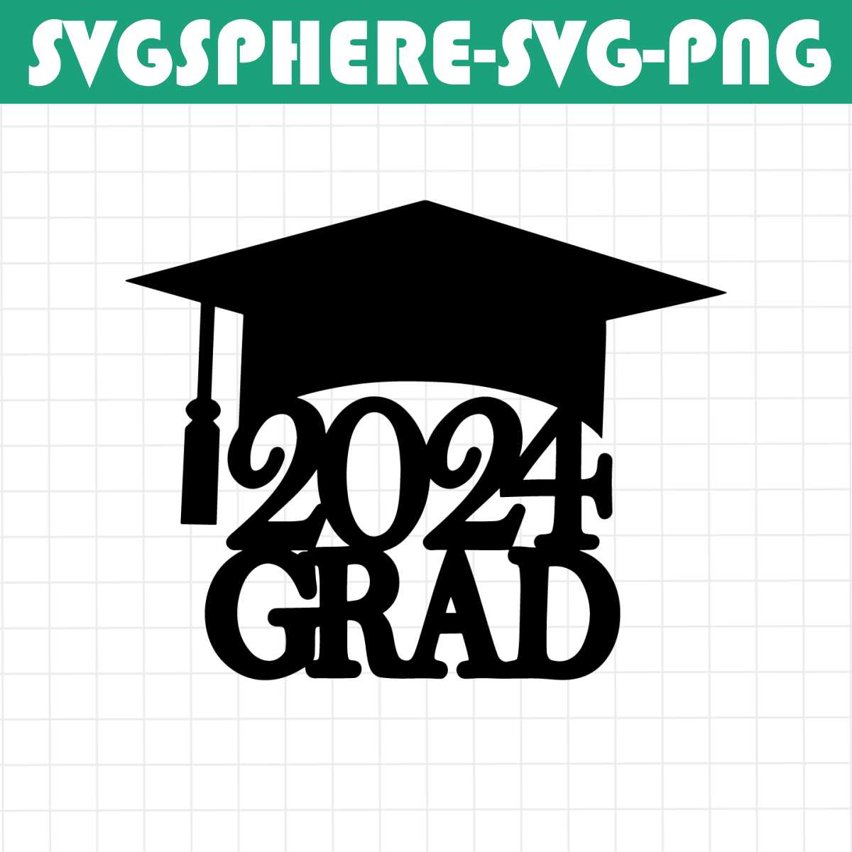 2024 grad svg, graduation svg, graduation cake topper svg, D | Inspire ...