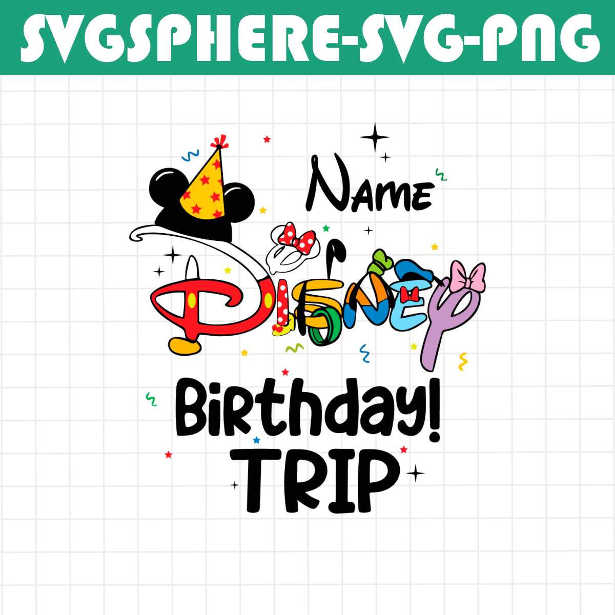 Custom Birthday Trip Svg, Happy Birthday Svg, Family Vacatio | Inspire ...