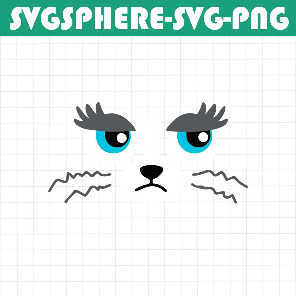 Grumpy Cat Svg, Funny Cat Face Svg, Girls Cut Files, Kids Sv | Inspire ...