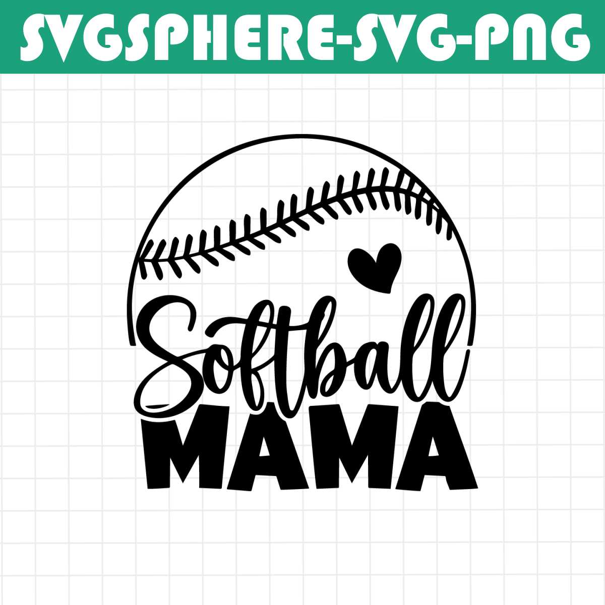 Softball Mama Svg | Baseball Mom Svg File For Cricut | Mothe | Inspire ...