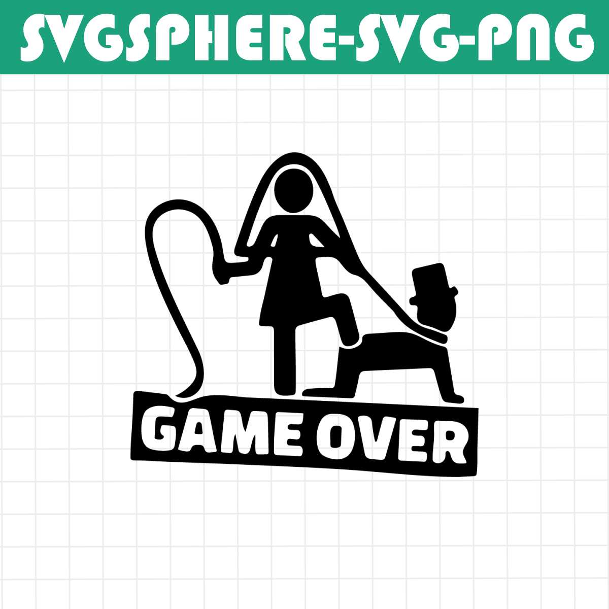 Game over, Wedding Game over, Bride Svg, Funny Svg, Bride Tr | Inspire ...