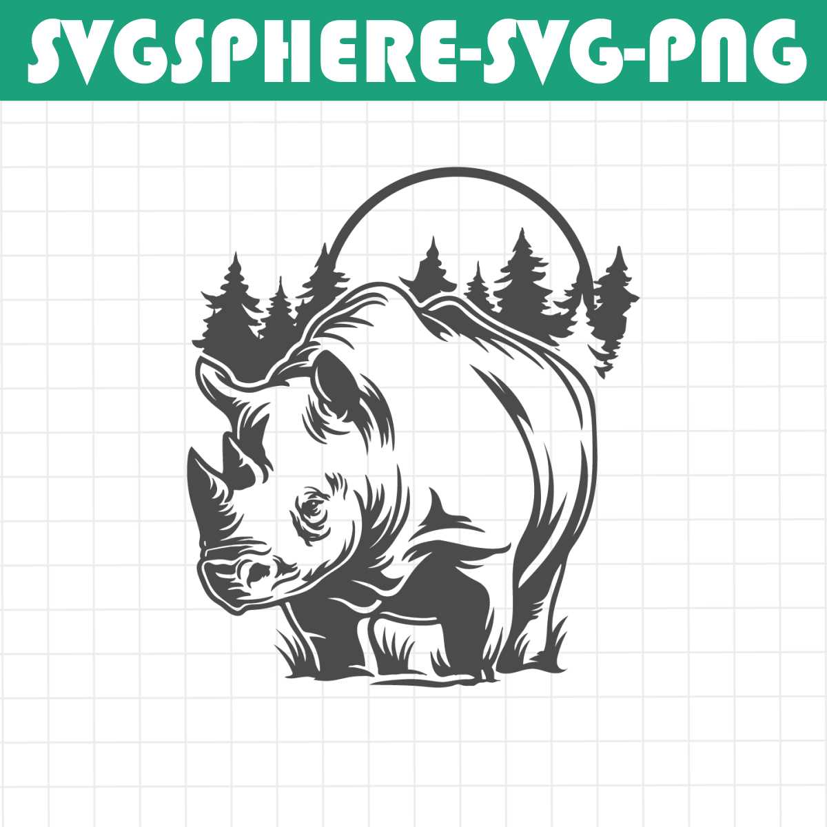 Rhino svg | Rhino png | Animal svg | Rhino Clipart | Rhino C | Inspire ...