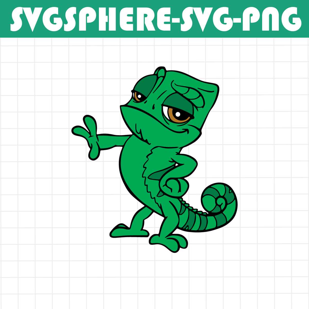 Pascal Chameleon Vector SVG, Tangled SVG, Disneyland Ears SV | Inspire ...
