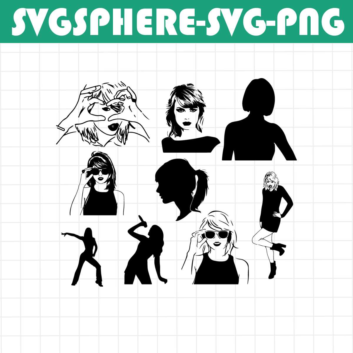 Taylor Swift Svg, Taylor Swift Vector, Taylor Swift Clipart, - Inspire ...