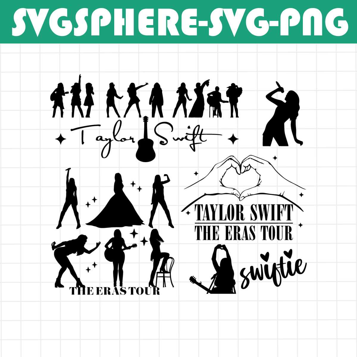 Taylor Swift Svg Bundle, Taylor Swift Vector, Taylor Swift C - Inspire ...