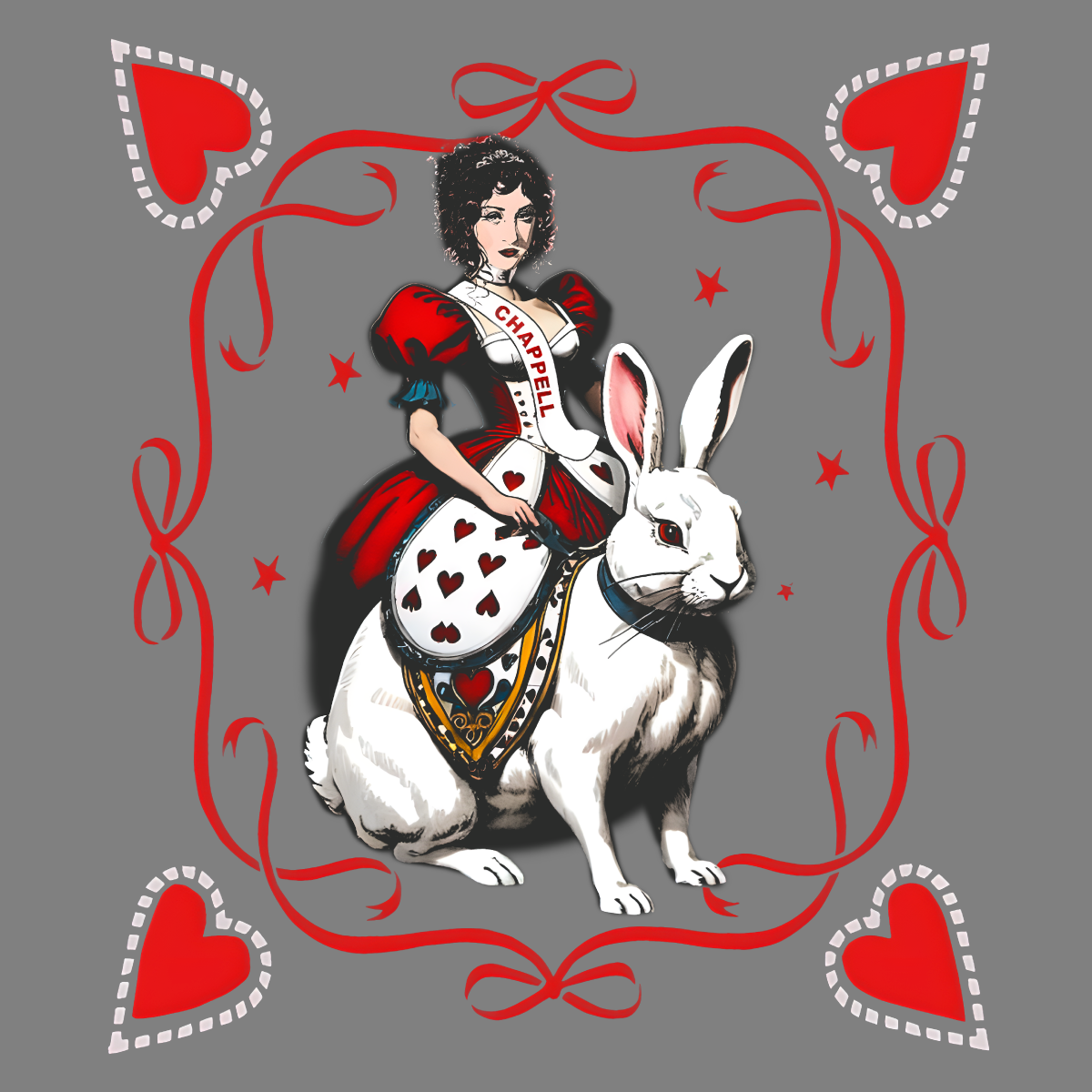 Chappell Roan Queen Of Heart Rabbit PNG Digital Download Fil | Inspire ...