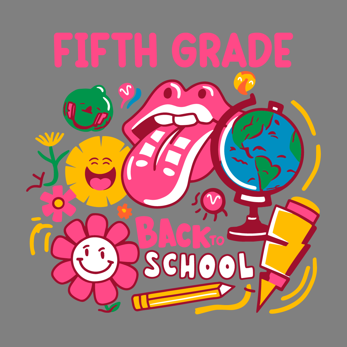 Fifth Grade Back To School Gif For Students SVG | Inspire Uplift