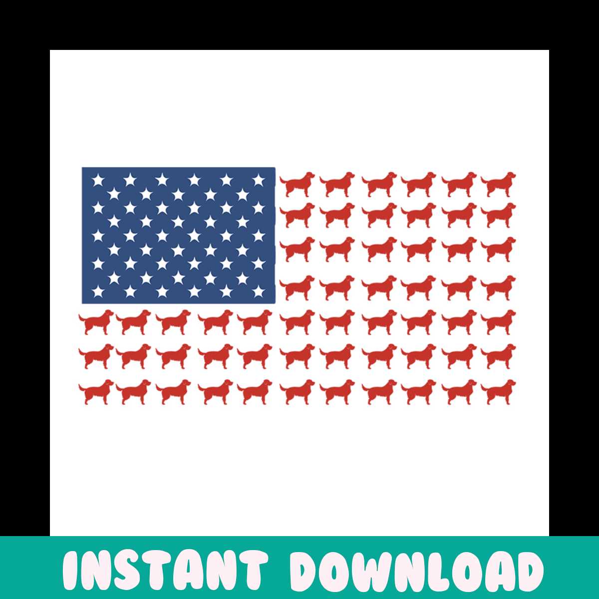 American Labrador Flag Svg, Independence Svg, Labrador Flag | Inspire ...