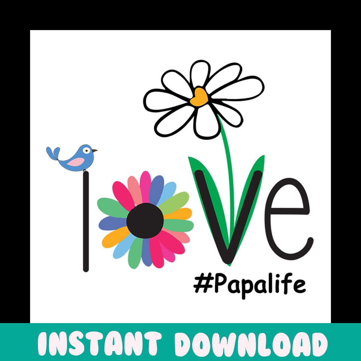 Love Papa Life Svg, Fathers Day Svg, Papa Life Svg, Fathers - Inspire ...